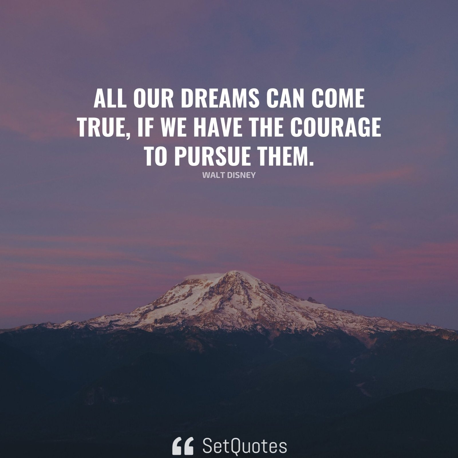Set your goals high, and don't stop till you get there.
