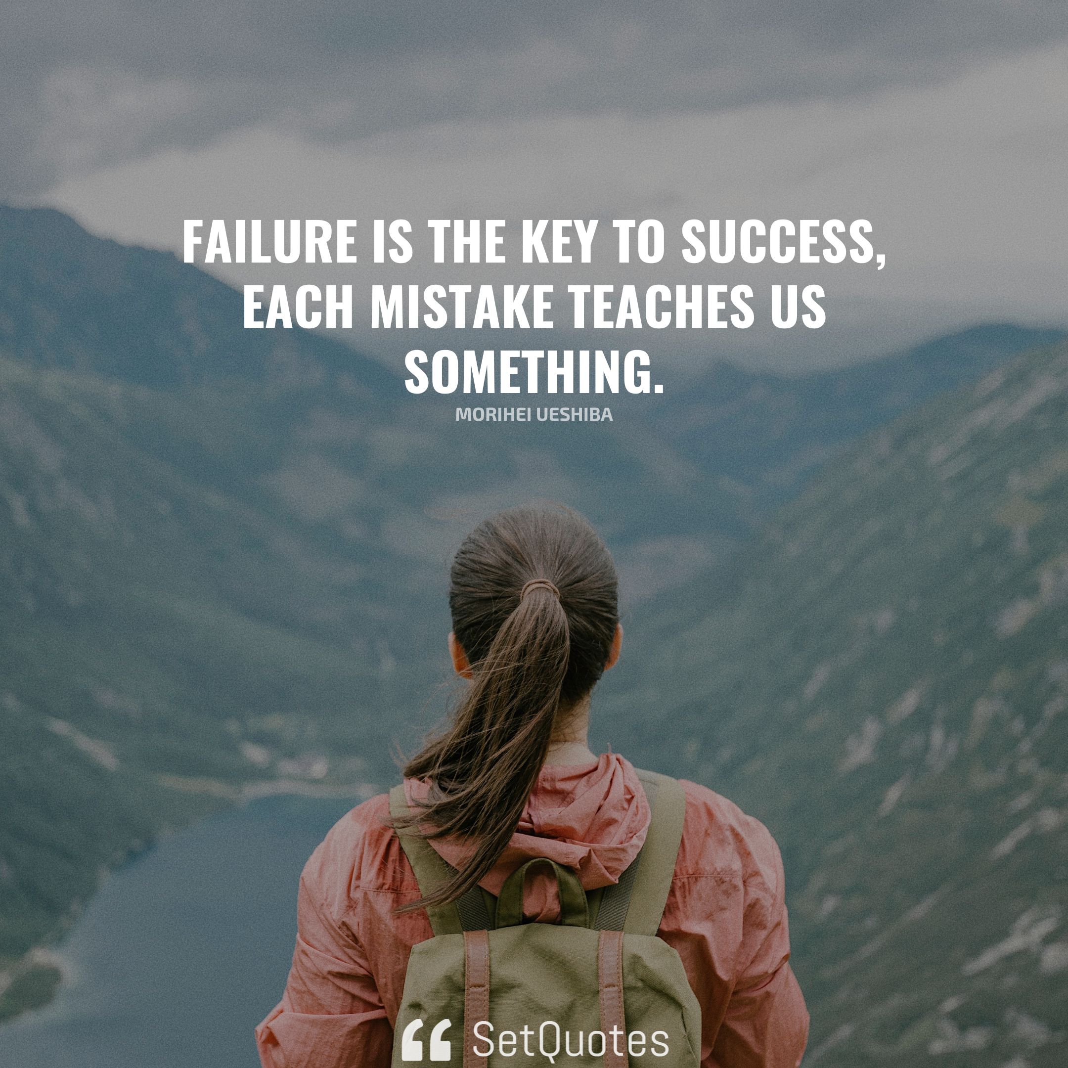 A person who never made a mistake never tried anything new.