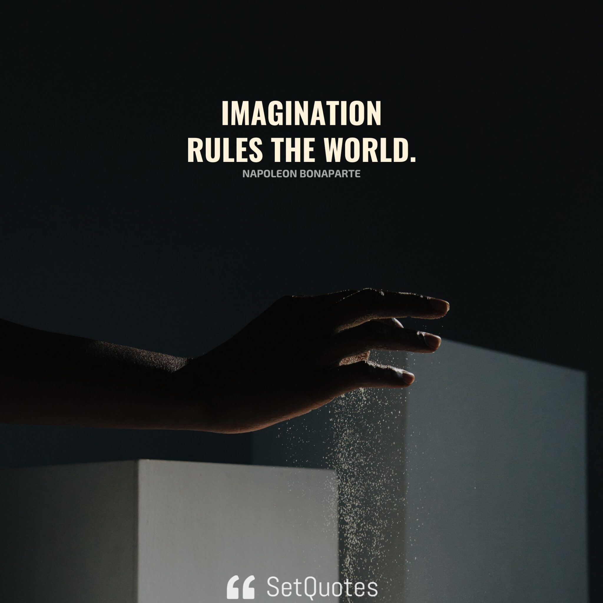 Imagination creates reality.
