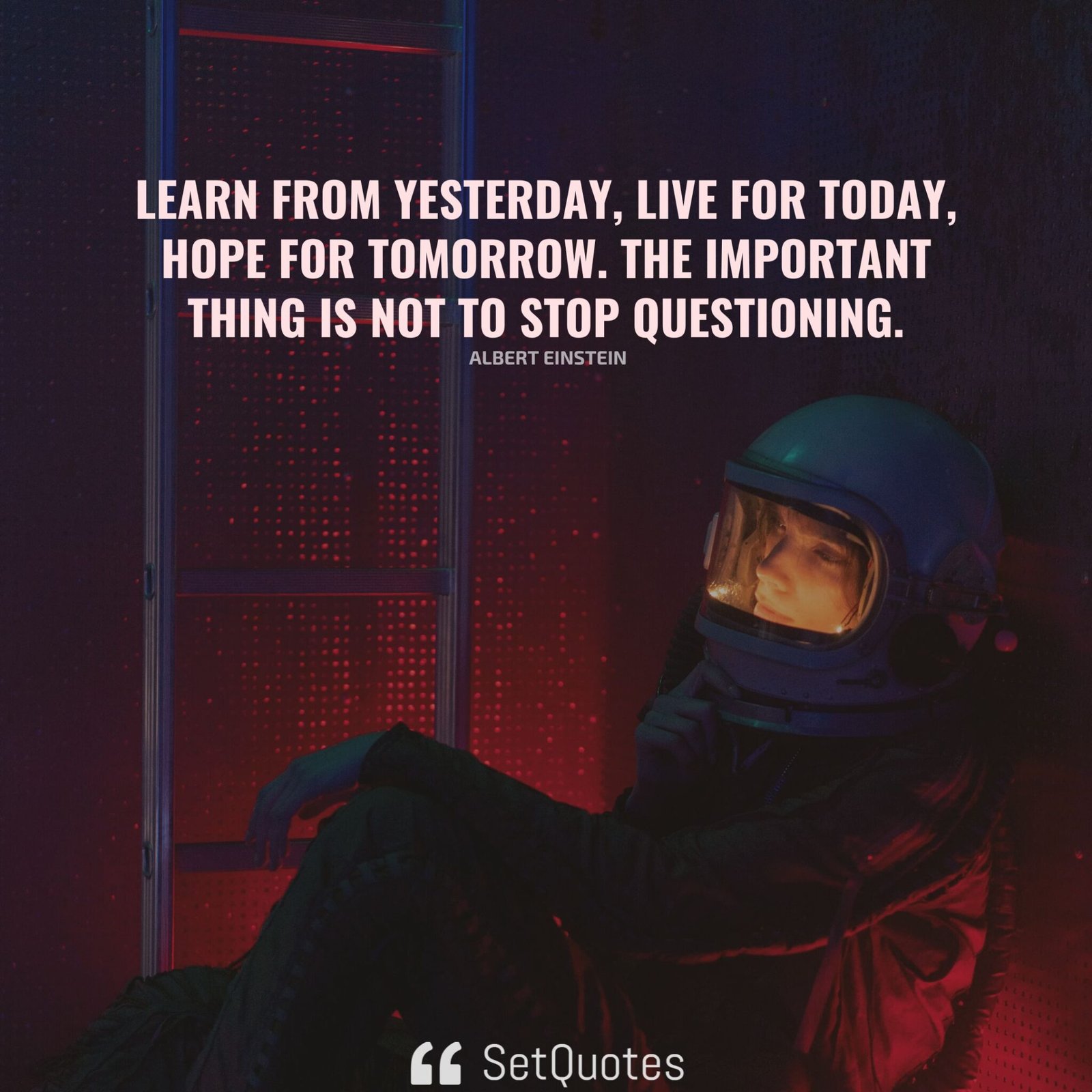 What you do today can improve all your tomorrows.