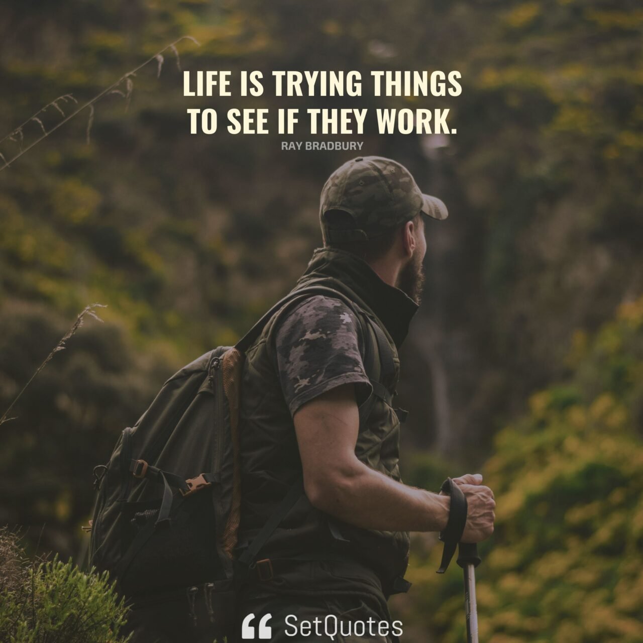 In three words I can sum up everything I've learned about life: it goes on.