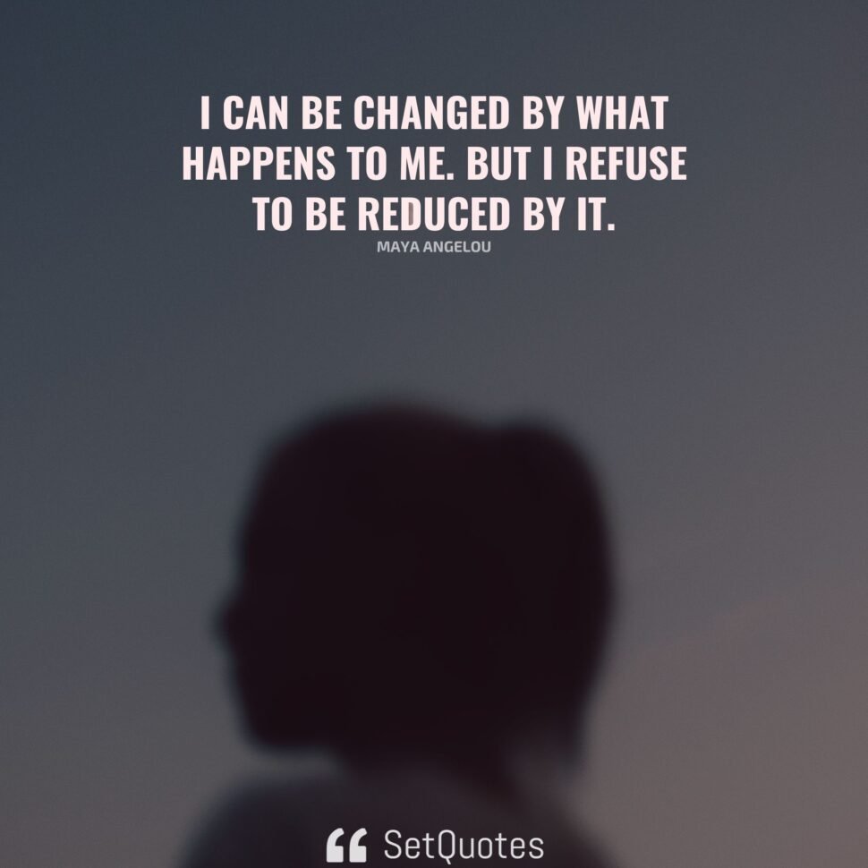 Be the change you wish to see in the world.